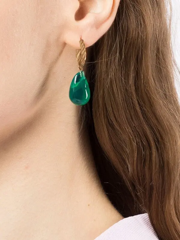 Completedworks Gem-embellished Hoop Earrings