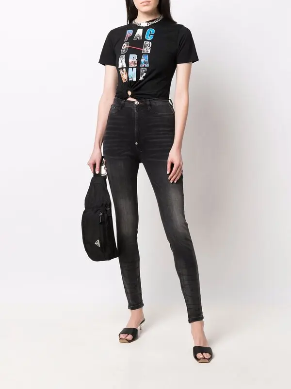 Philipp Plein High-waist Jeggings - Grey