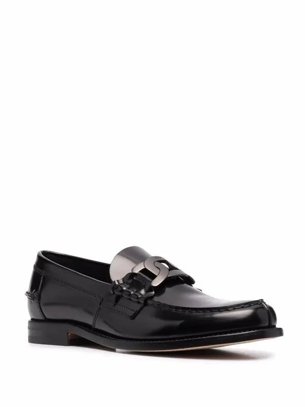 TOD'S Chain-link Loafers