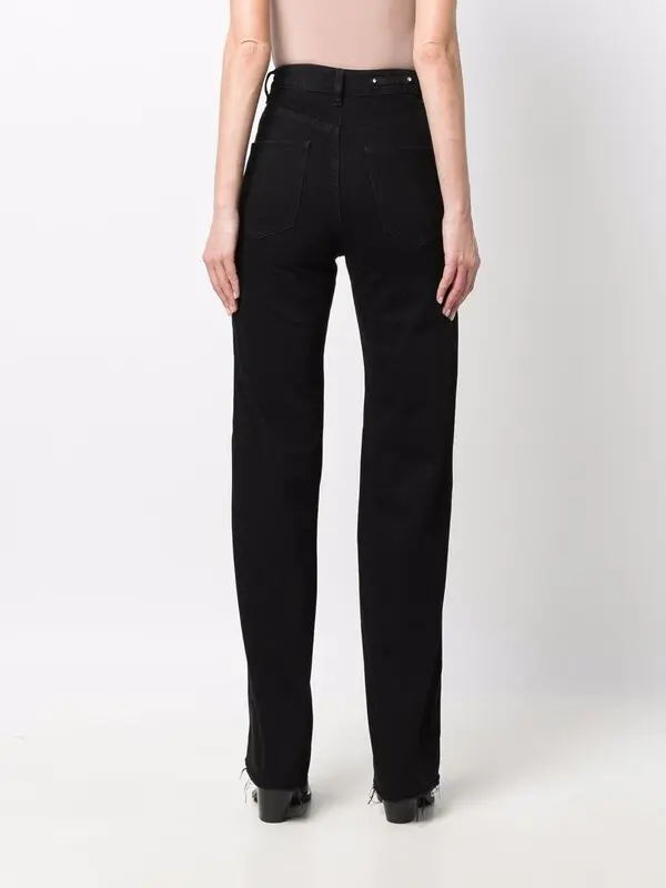 Philipp Plein Crystal-embellished Straight-leg Jeans