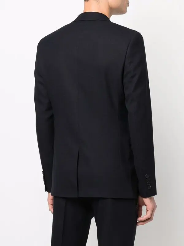 Sandro Wool Suit Jacket - Blue