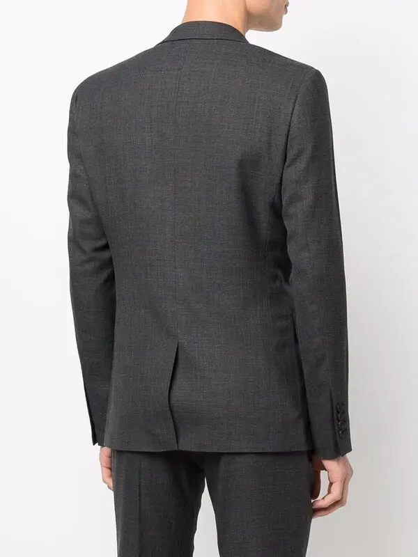 Sandro Wool Suit Jacket - Grey