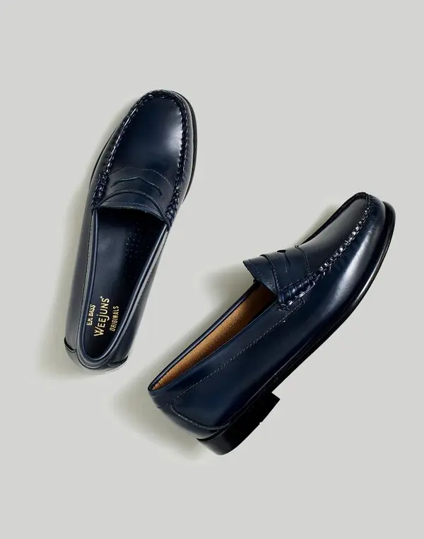 Madewell G.h.bass Whitney Weejuns® Penny Loafers - Navy