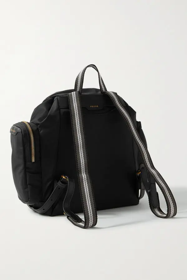 ANYA HINDMARCH Net Sustain Walking Leather-trimmed Recycled Shell Backpack
