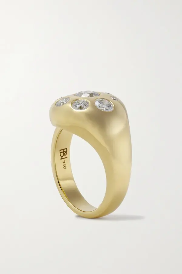 Brent Neale Large Petal Diamond Ring