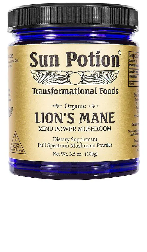 SUN POTION Organic Lions' Mane Mind Power Mushroom Powder - N,a