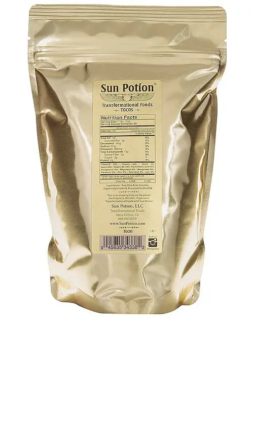 SUN POTION Organic Tocos Rice Bran Solubles