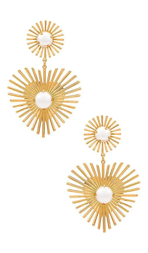 8 Other Reasons Pearl Drop Earrings - Gold