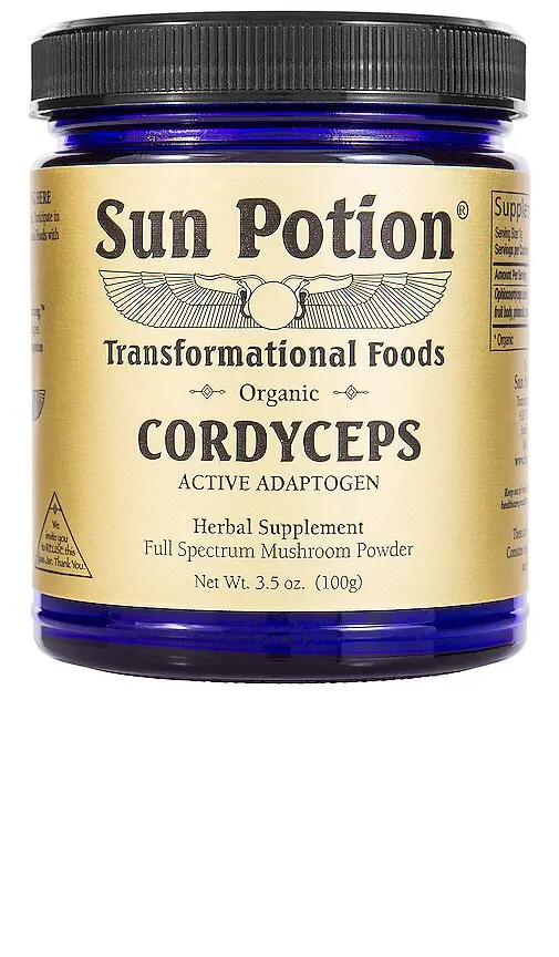 SUN POTION Cordyceps Active Adaptogen Mushroom Powder - N,a