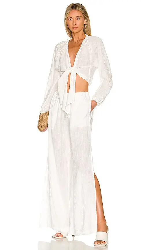 Bella Dahl Side Slit Beach Pant