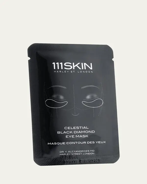 111SKIN Celestial Black Diamond Eye Mask Box, 8 Count