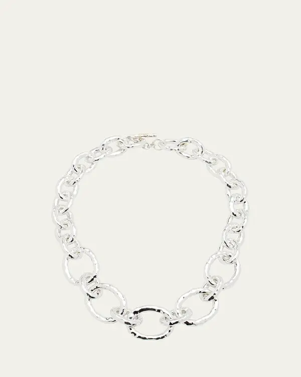 Ippolita Sterling Hammered Bastille Necklace
