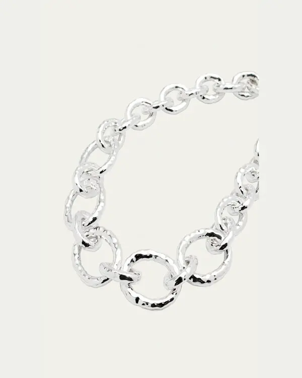 Ippolita Sterling Hammered Bastille Necklace