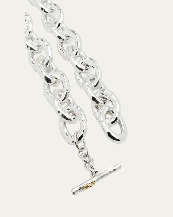 Ippolita Sterling Hammered Bastille Necklace