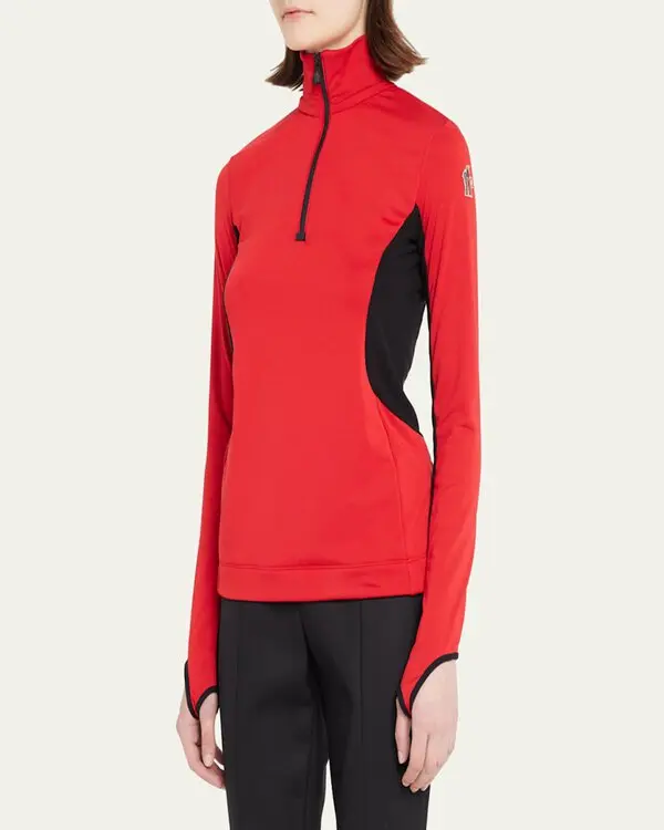 Moncler Half-zip Pullover Sweater