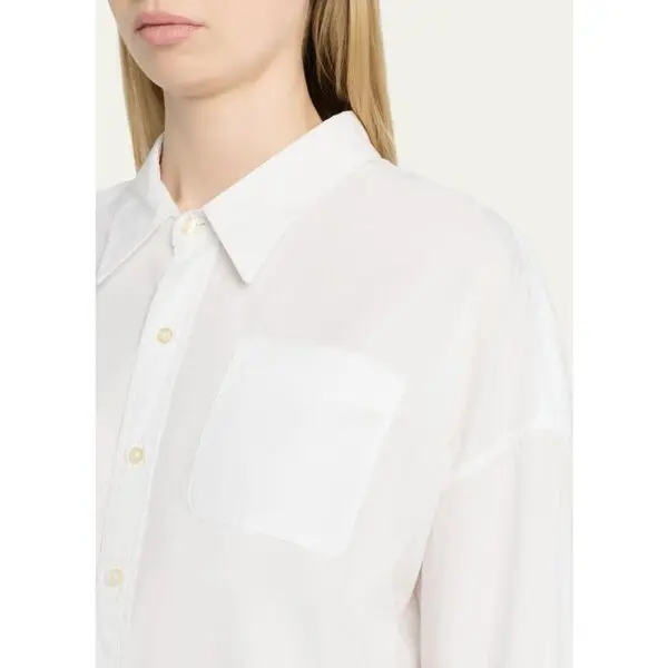 R13 Drop Neck Oxford Shirt