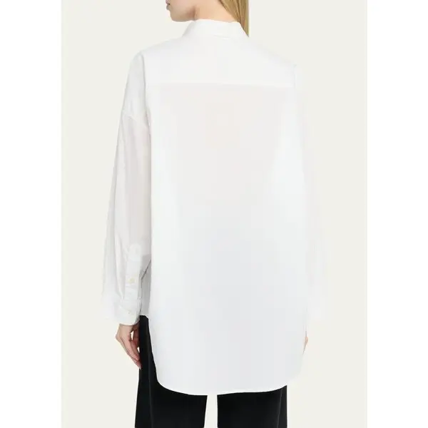 R13 Drop Neck Oxford Shirt