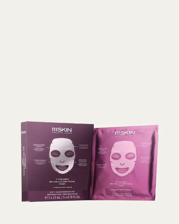 111SKIN Y Theorem Bio Cellulose Facial Mask Box, 5 Count - One-color