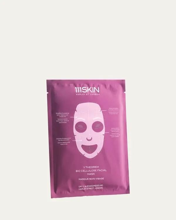 111SKIN Y Theorem Bio Cellulose Facial Mask Box, 5 Count