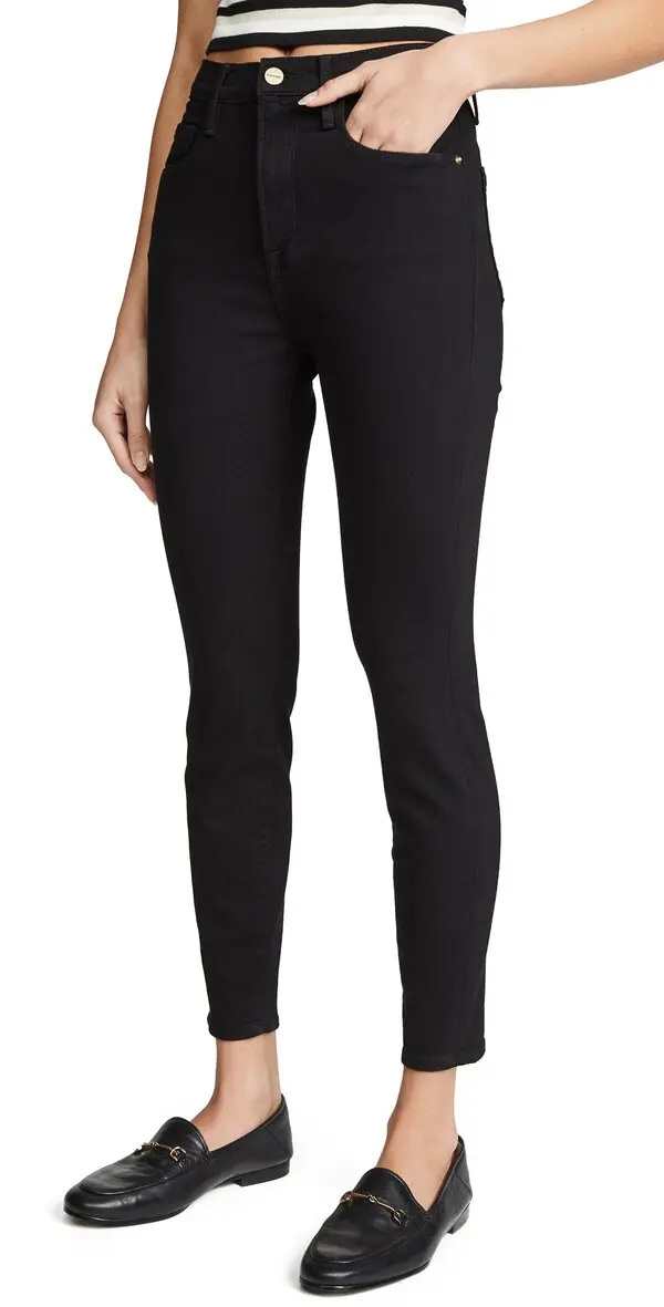 FRAME Ali Skinny Cropped Cigarette Jeans