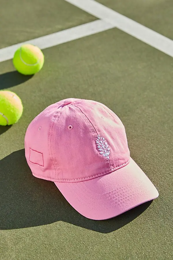 Free People Logo Baseball Cap - Pink Lemonade