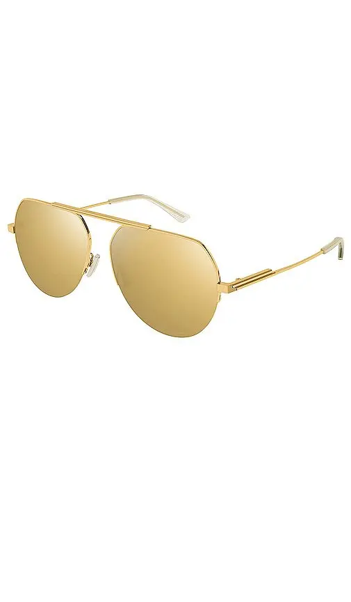 Bottega Veneta Light Ribbon Pilot Sunglasses