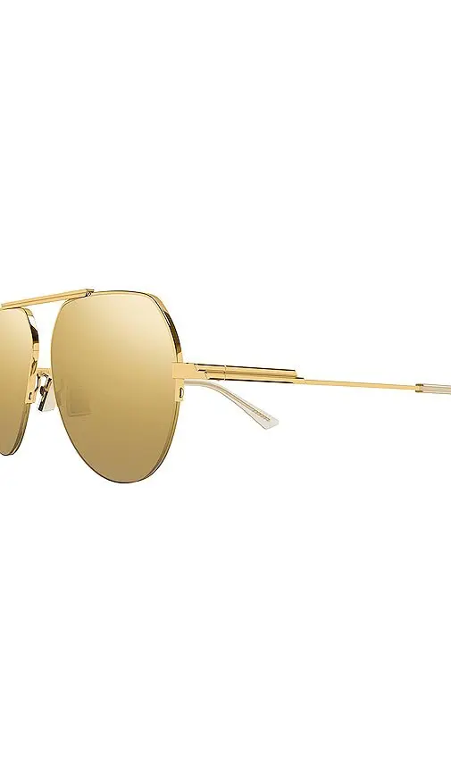 Bottega Veneta Light Ribbon Pilot Sunglasses