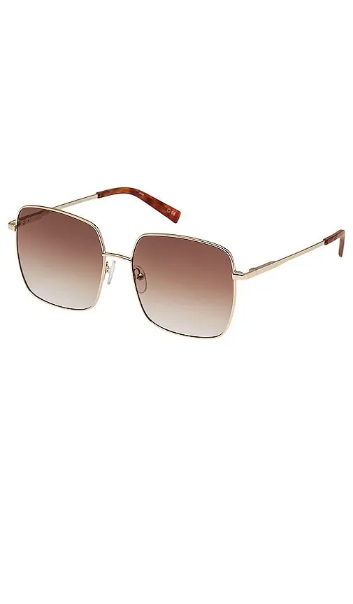 Le Specs The Cherished Sunglasses - Gold & Tan Grad