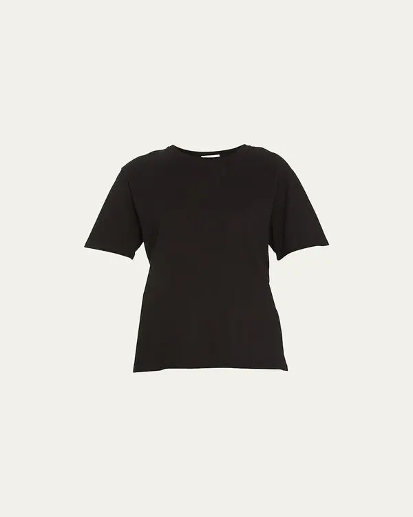 Khaite Mae Short Sleeve T-shirt - Black