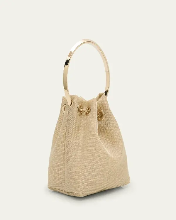 JIMMY CHOO Bon Bon Drawstring Bucket Bag