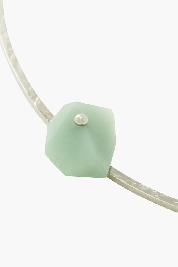 Acne Studios Shilo Hammered -tone Aventurine Choker