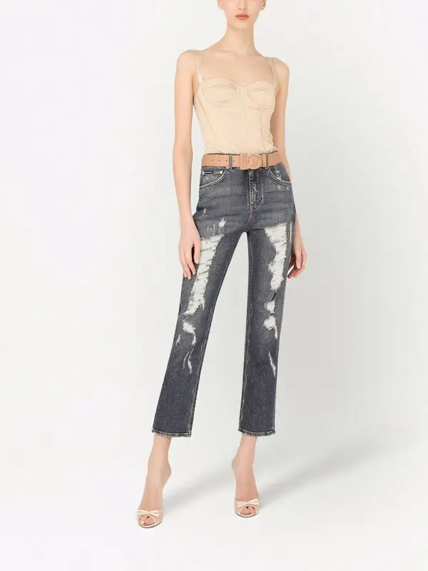 Dolce & Gabbana Distressed Boyfriend Jeans