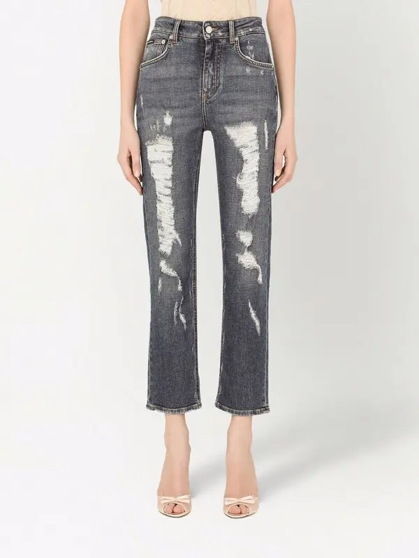 Dolce & Gabbana Distressed Boyfriend Jeans
