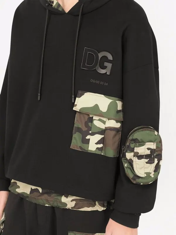 Dolce & Gabbana Camouflage-print Hoodie