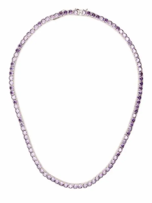 Mounser Laguna Crystal Necklace - Silver