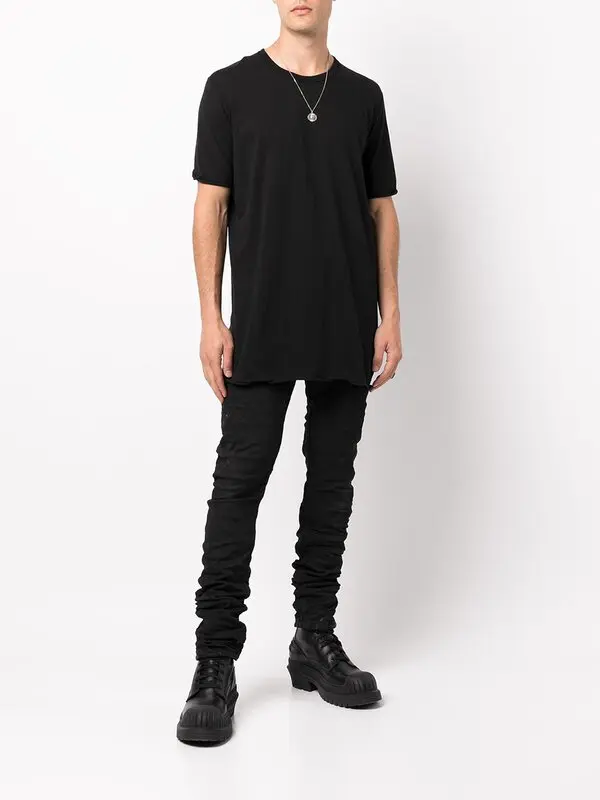 Boris Bidjan Saberi Rear Tape-detail T-shirt