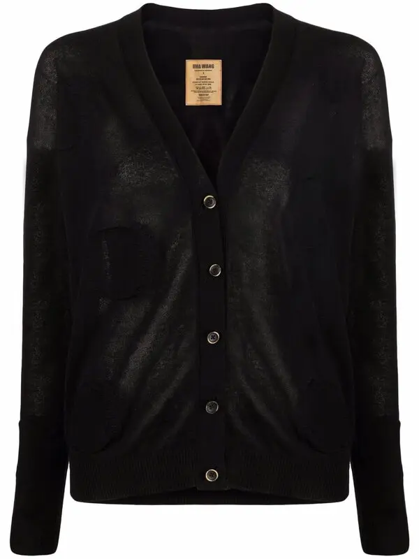 UMA WANG Intarsia Knit Cardigan