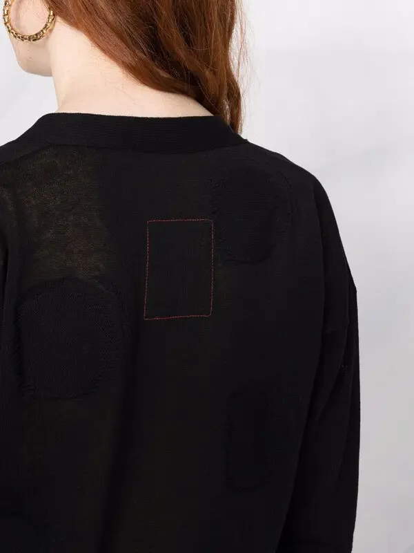 UMA WANG Intarsia Knit Cardigan