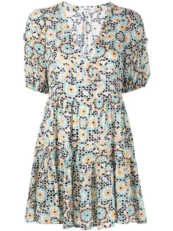 LEMLEM Telem Graphic-print Minidress