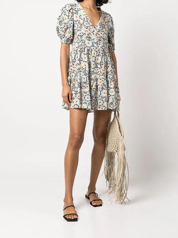 LEMLEM Telem Graphic-print Minidress