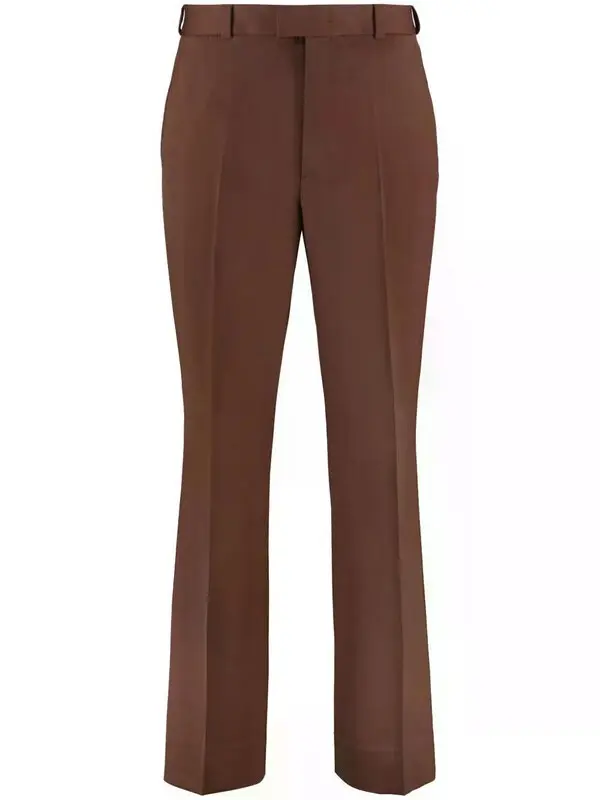 Valentino Garavani High-waisted Tailored Trousers - Brown
