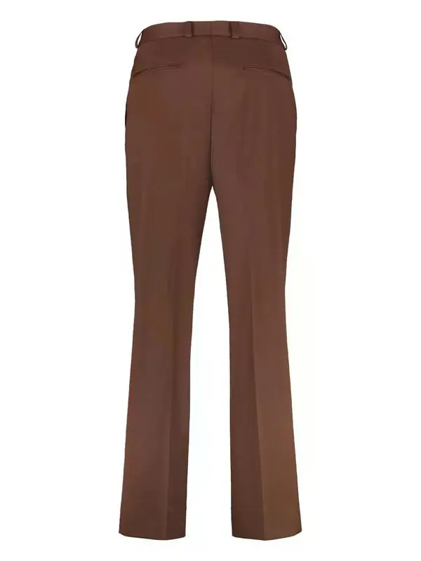 Valentino Garavani High-waisted Tailored Trousers - Brown