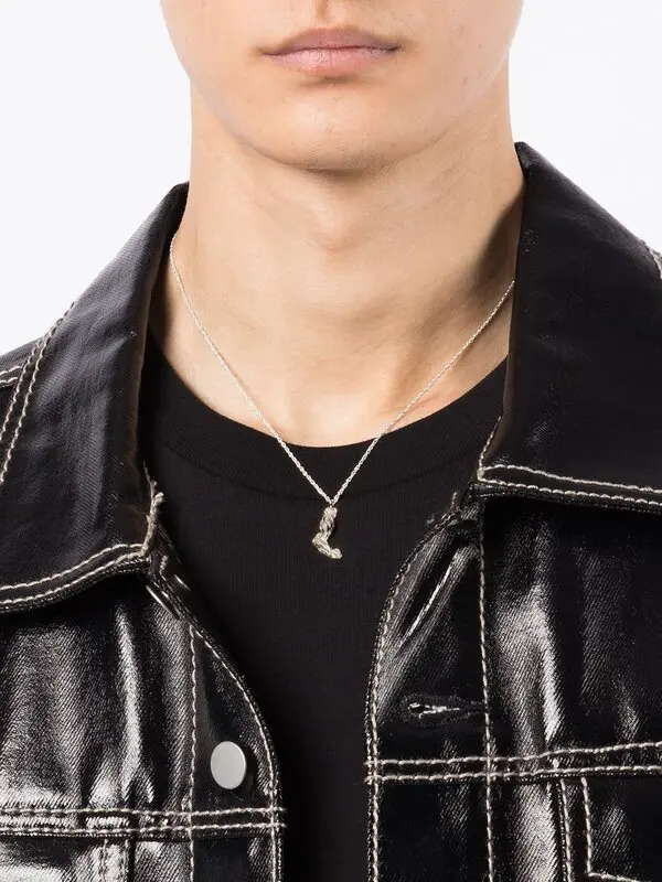 LOVENESS LEE Alphabet 'l' Necklace - Silver