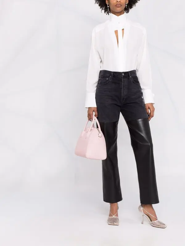 Givenchy Cut-out Detail Silk Shirt