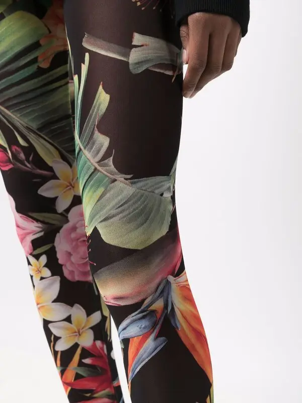 Philipp Plein Floral-print Leggings