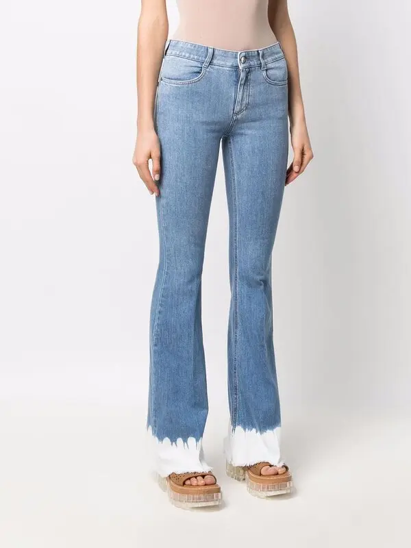 Stella McCartney 70's Dip Dye Flared Jeans