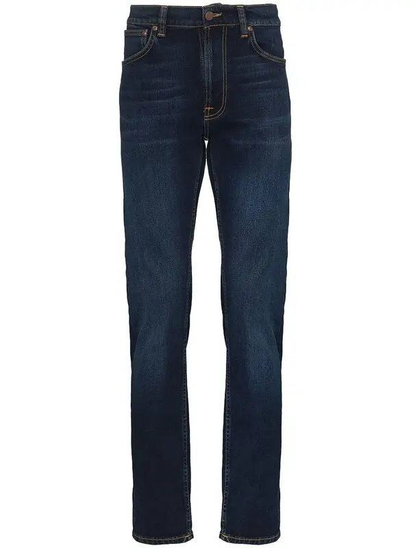 Nudie Jeans Lean Dean Slim-fit Jeans - Blue