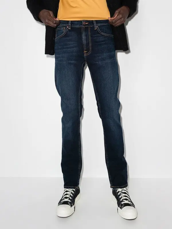 Nudie Jeans Lean Dean Slim-fit Jeans - Blue