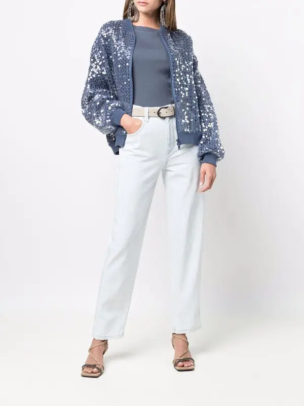 Brunello Cucinelli High-waist Straight-leg Jeans