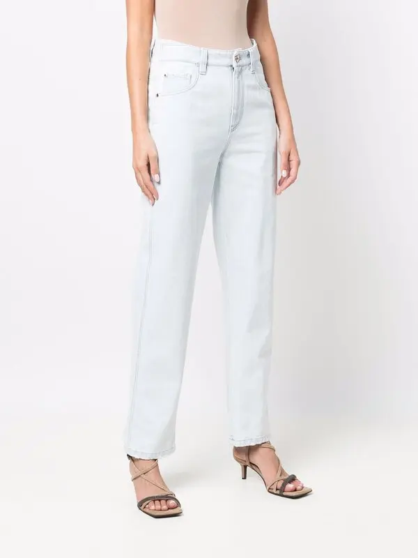 Brunello Cucinelli High-waist Straight-leg Jeans